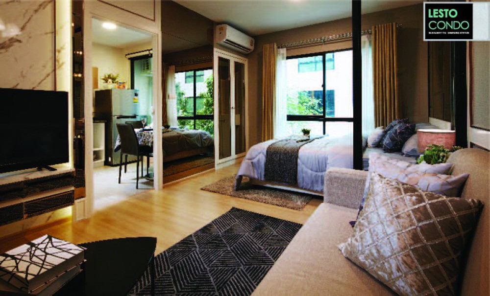 Scancondo | ขาย / ให้เช่า คอนโด เลสโต้ สุขุมวิท 113 บรรยากาศดี ใกล้รถไฟฟ้า เดินทางสะดวก รีบเลย